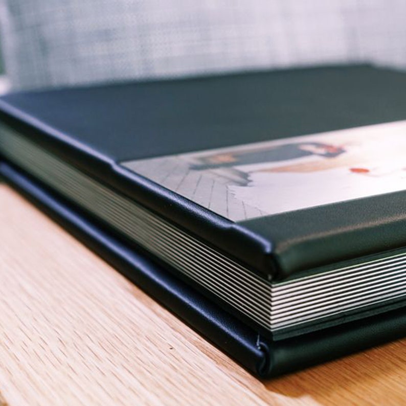 Premium Handcrafted Wedding Photo Album With Luxury Layflat Binding ...