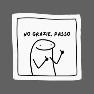 No Grazie, Passo Sticker Gen Z Meme Corporate Humor - Etsy