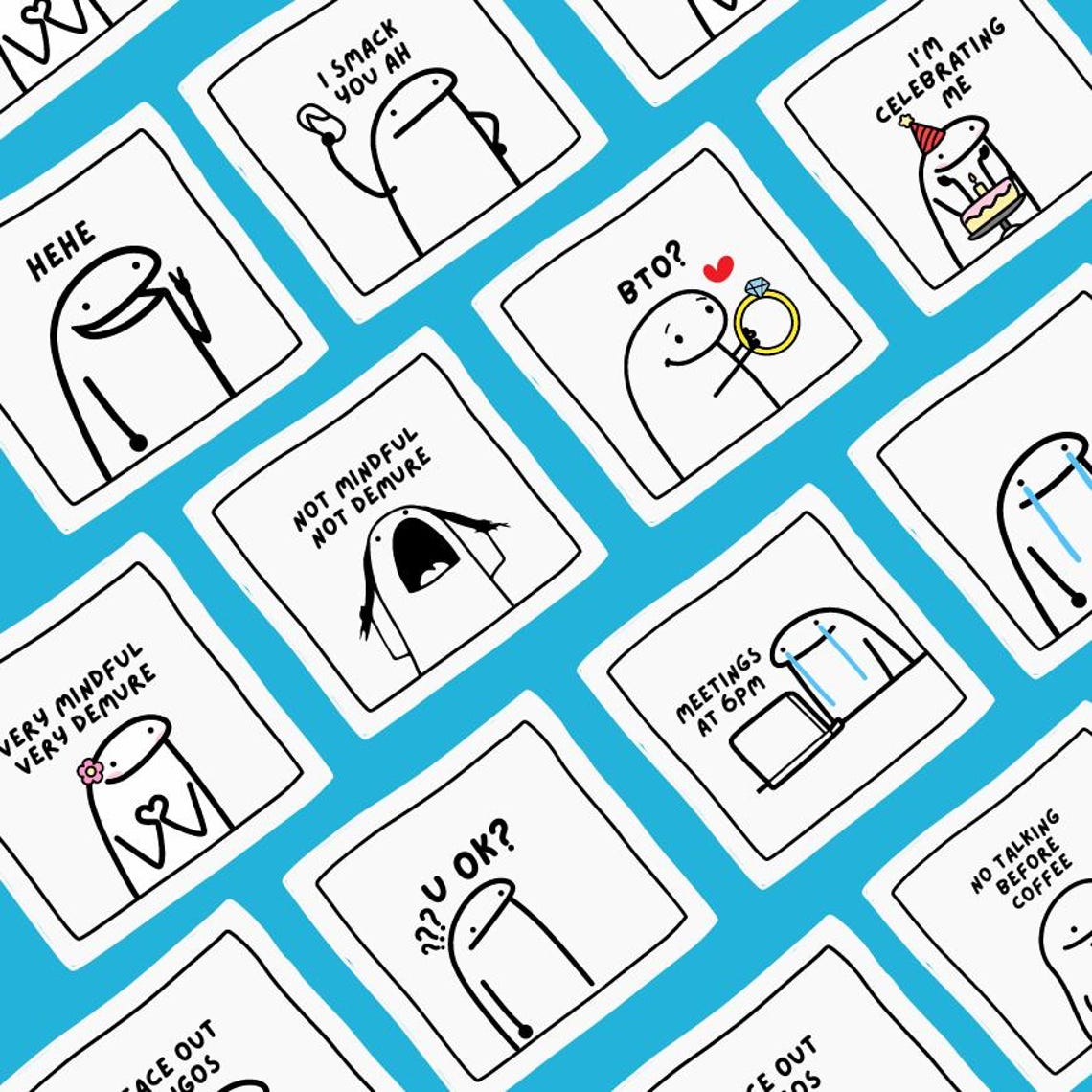 No Grazie, Passo Sticker Gen Z Meme Corporate Humor - Etsy