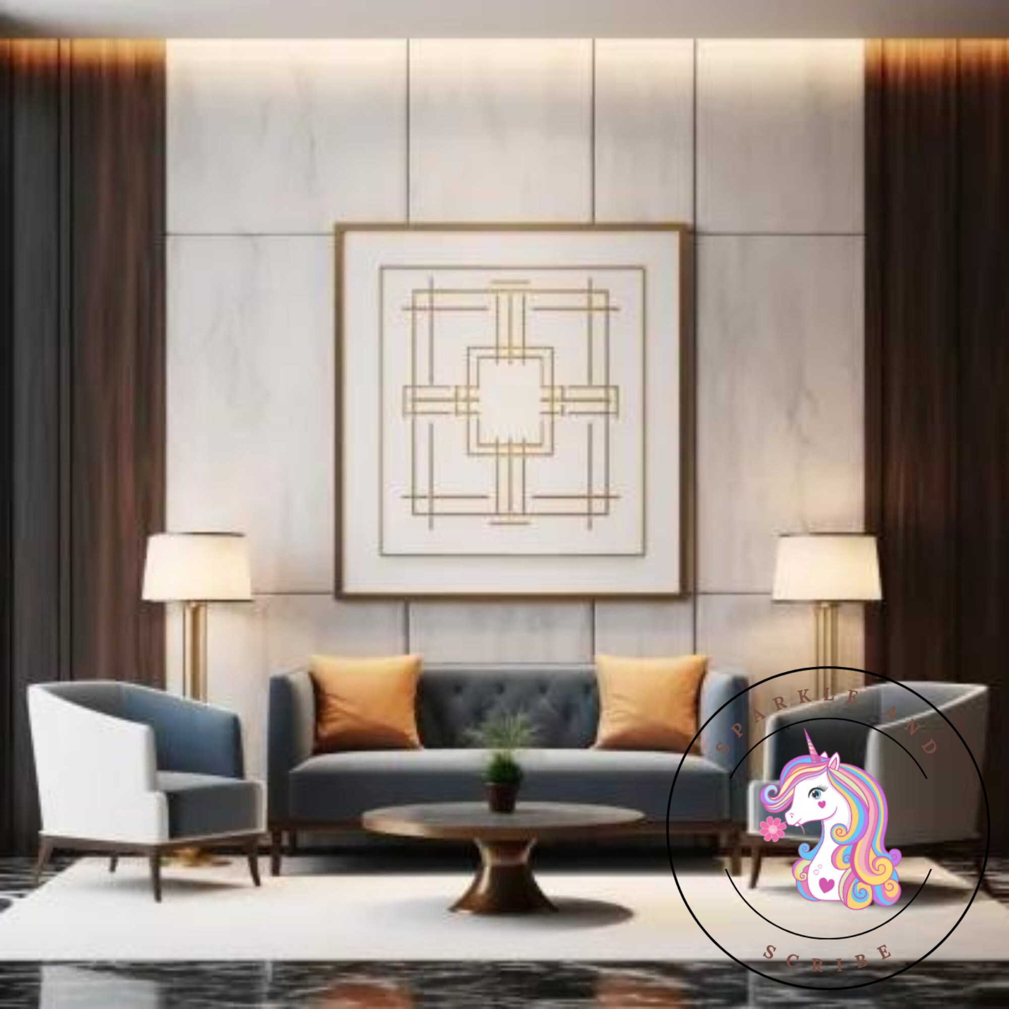 5 Modern Luxury Hotel Lobby Frame Mock Ups Modern Waiting - Etsy