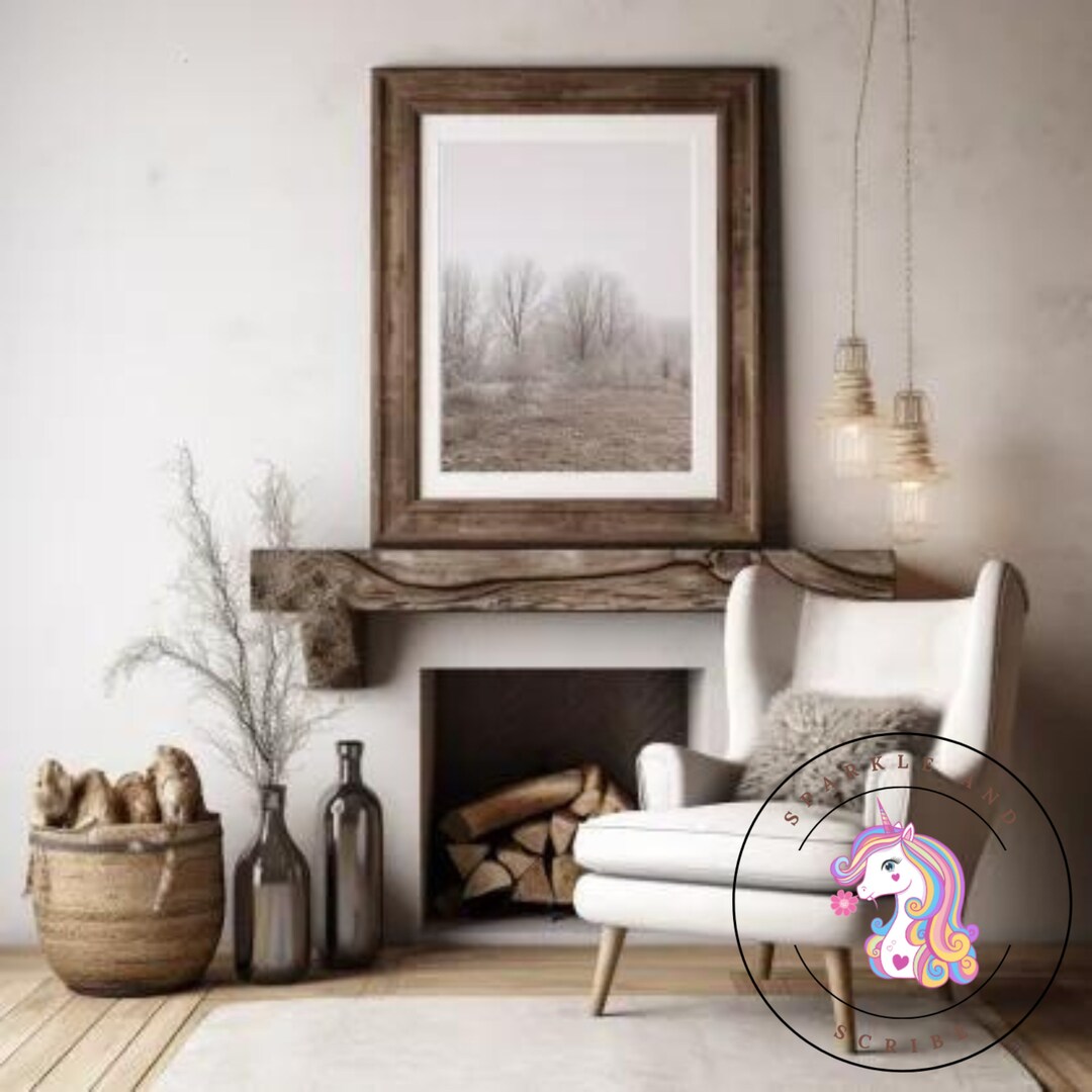 10 Modern Rustic Farmhouse Frame Mock Ups Modern Style Mock - Etsy