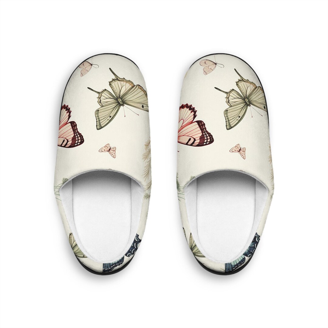 Slippers Buterfly Cow Bride Smiley Face Cute Woman House Halloween ...