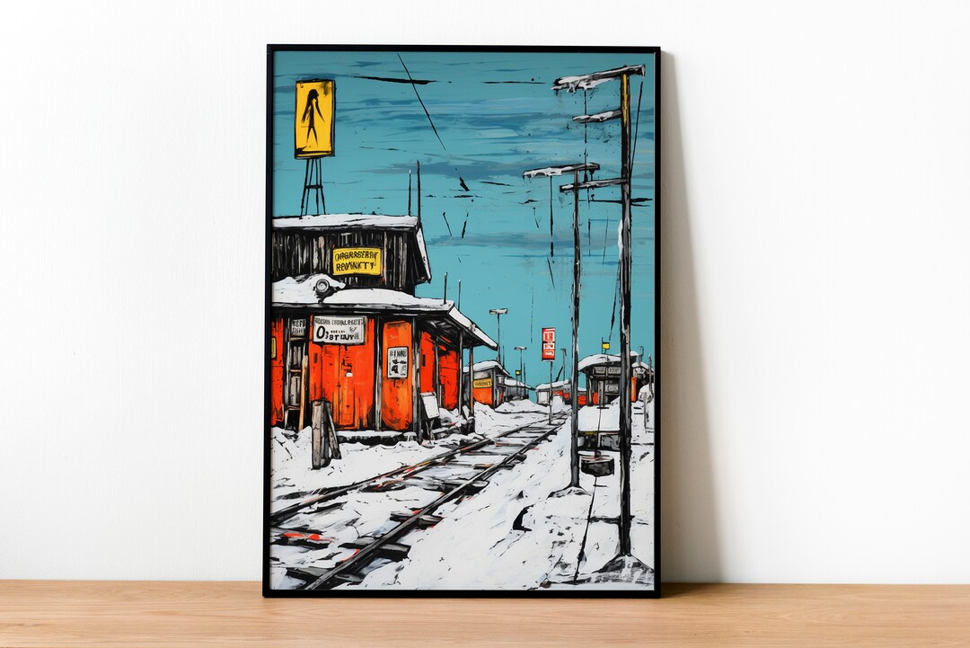 Syberia Station Poster Wall Art Decorpersonalized Wedding Anniversary ...