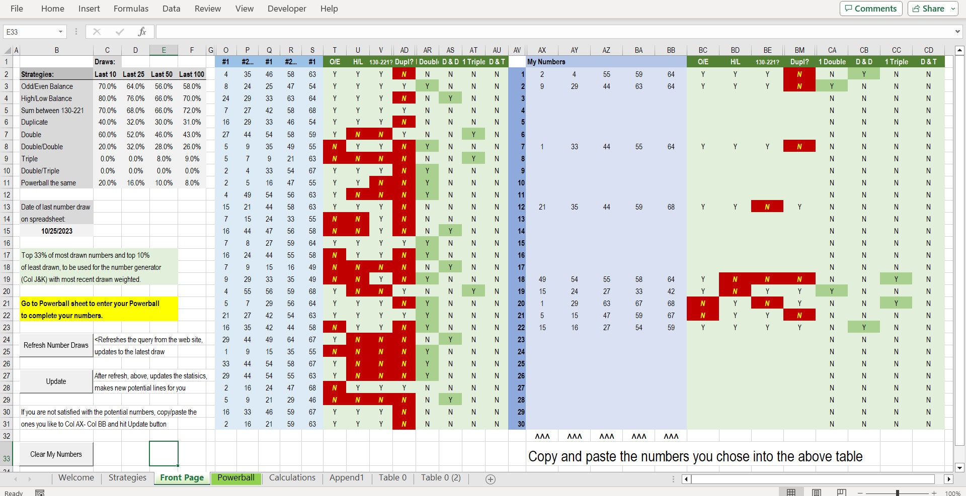 Powerball Lottery Trends and Number Generator Using Strategic Hot and ...