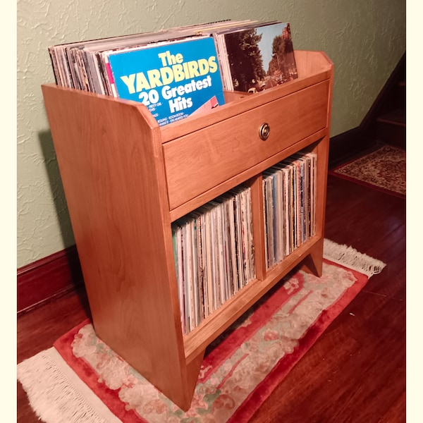 Wood Modern Vinyl Record Cabinet - Etsy
