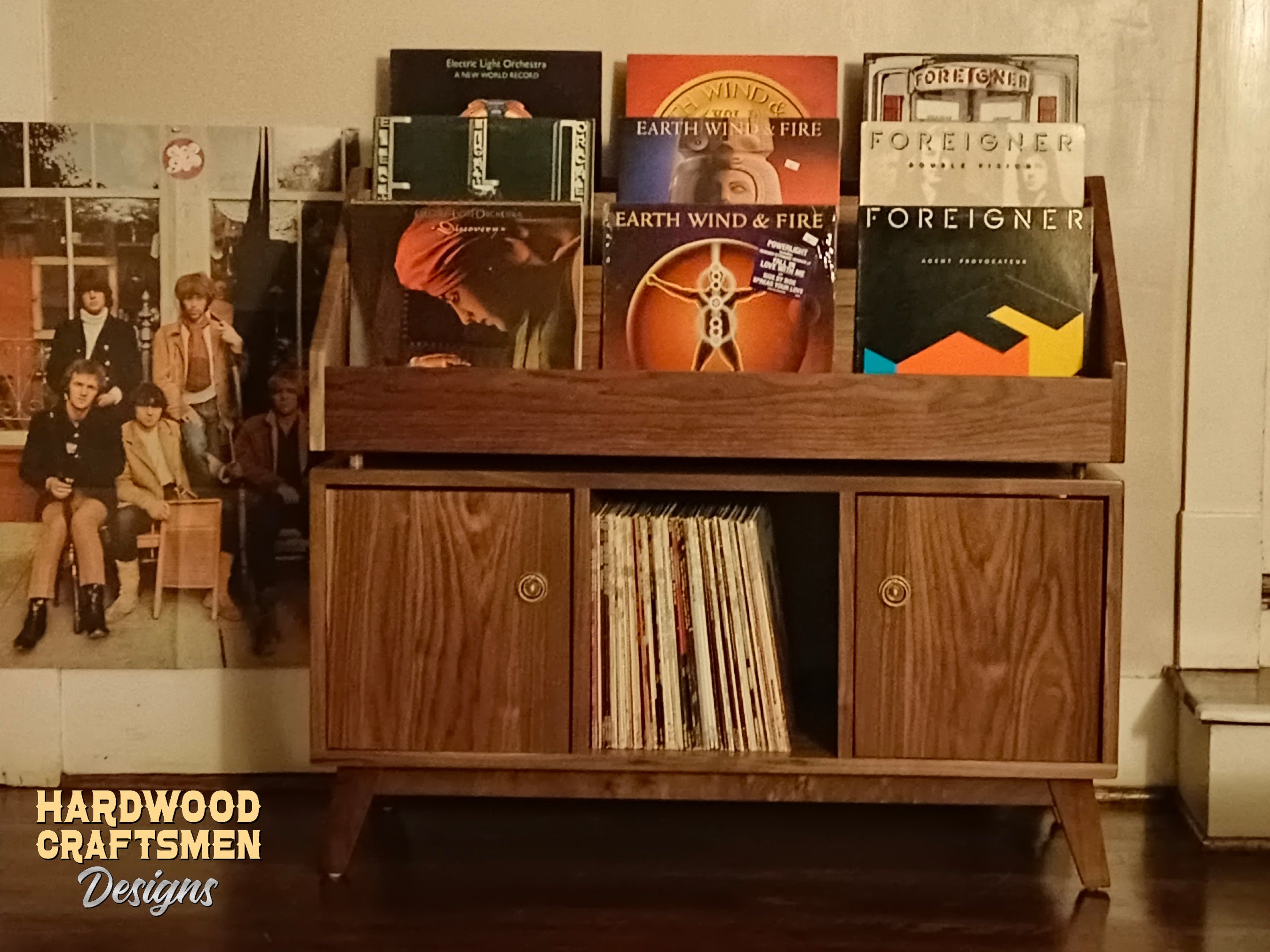 Record Storage Cabinet, Vinyl Record Holder Stand, Record Player Stand ...