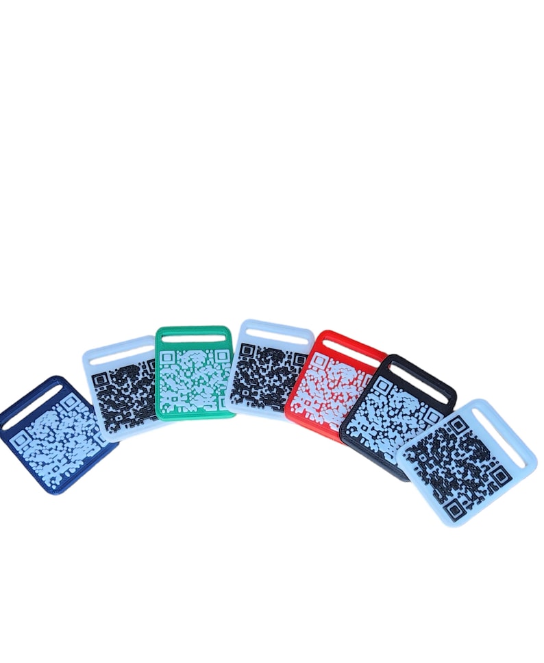 MINI Customizable Keychain QR Code - Etsy