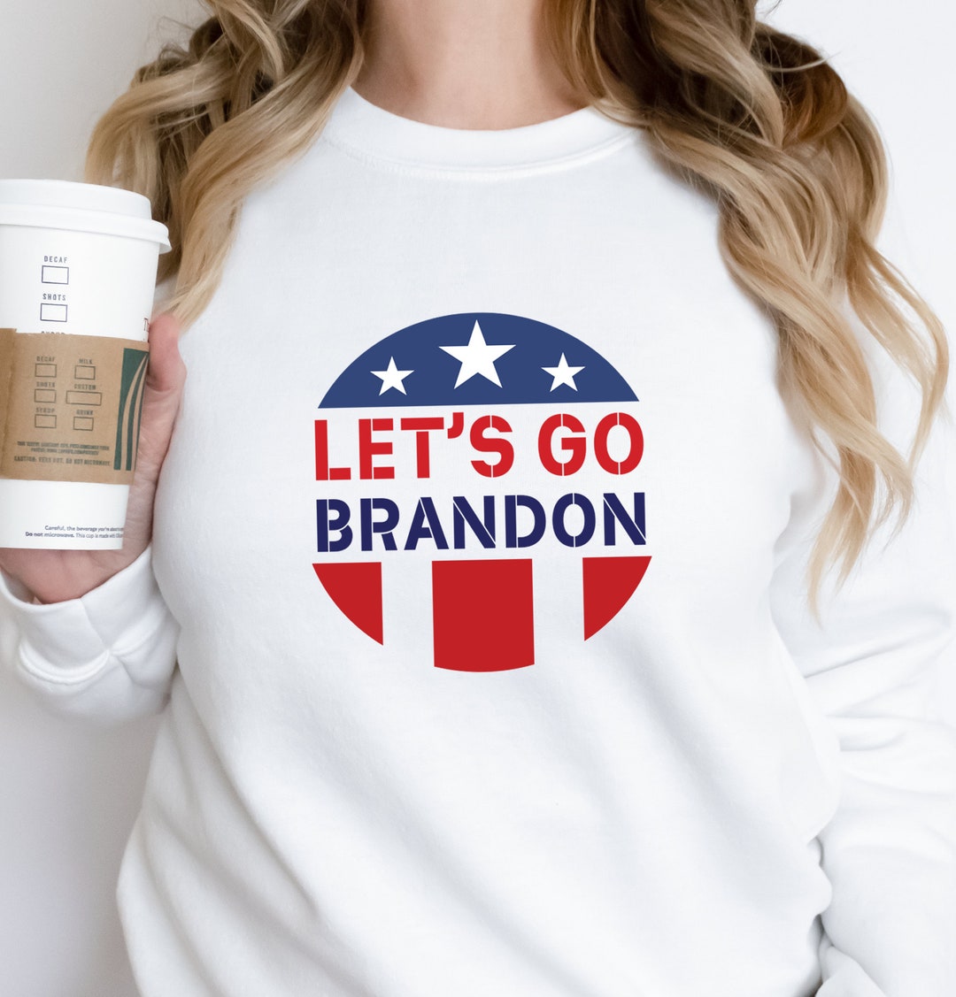 Let's Go Brandon Sweatshirt, Anti Biden Hoodie, Donald Trump Tee, FJB T ...