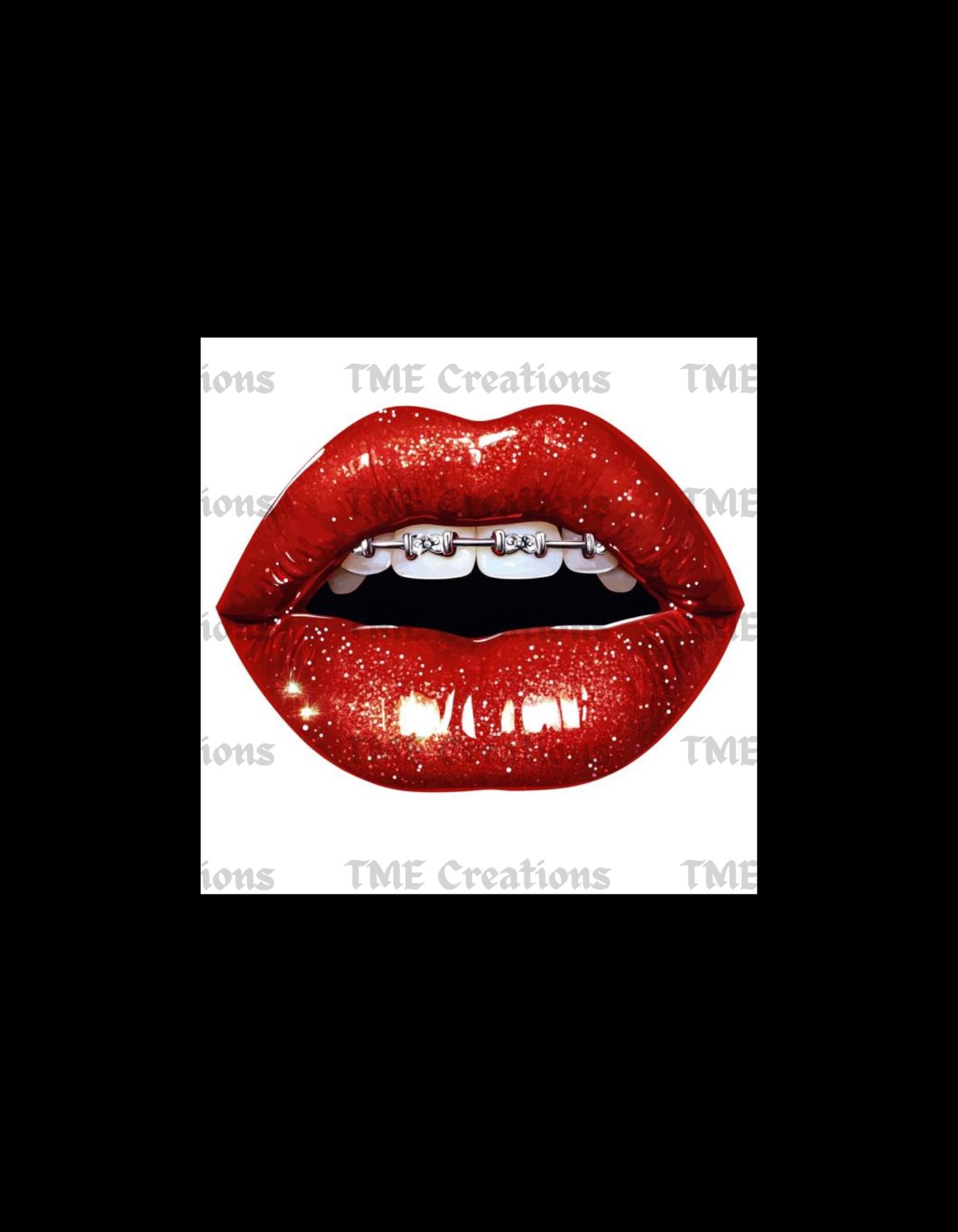 Glitter Lips Clipart Sequin Kiss PNG Bundle Makeup Graphics for ...