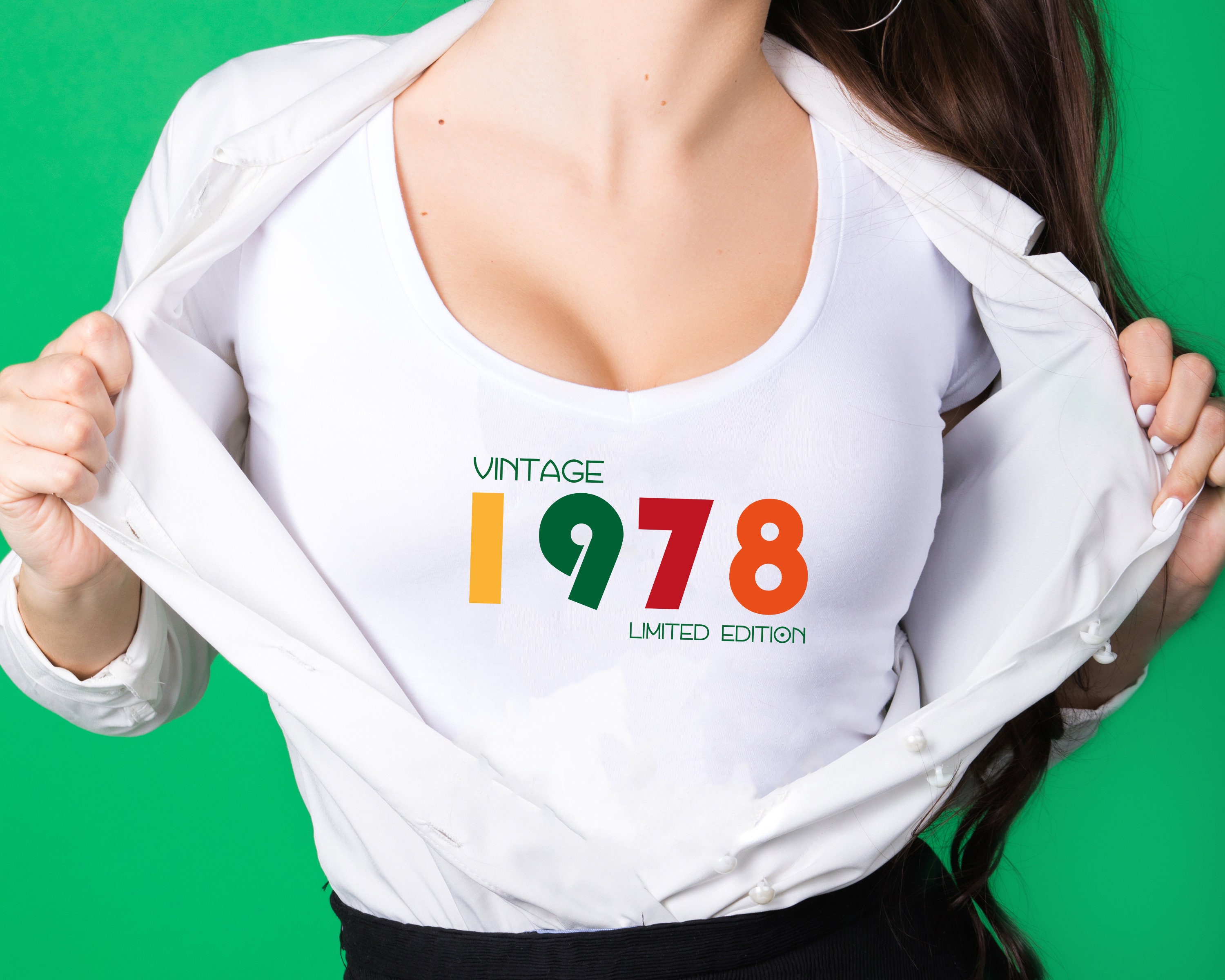 Vintage 1978 Limited Edition Design Svg, Vintage 1978 Digital Png, Limited Edition Vibes Design ...