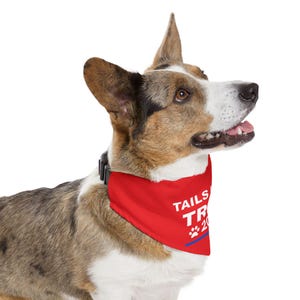 Trump 2024 Dog Bandana, MAGA Pet Bandana, Over Collar, Pro Trump ...
