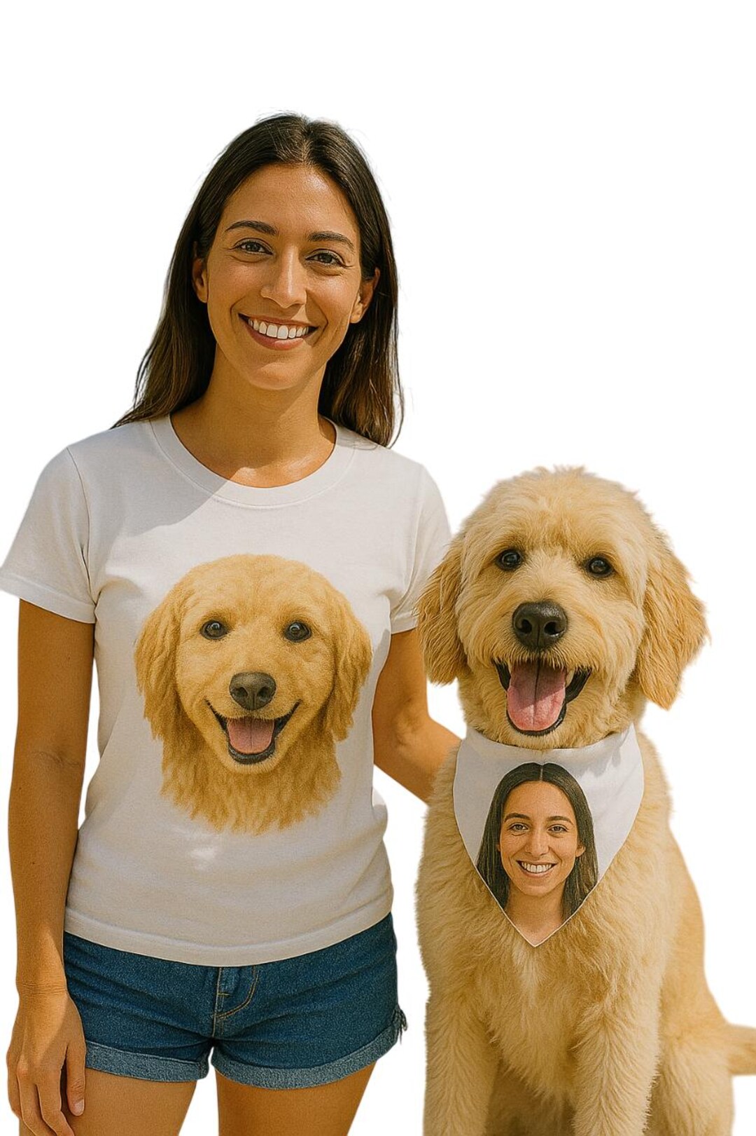 Matching Dog and Owner Set, Custom Matching Pet Owner, Personalized Mom ...