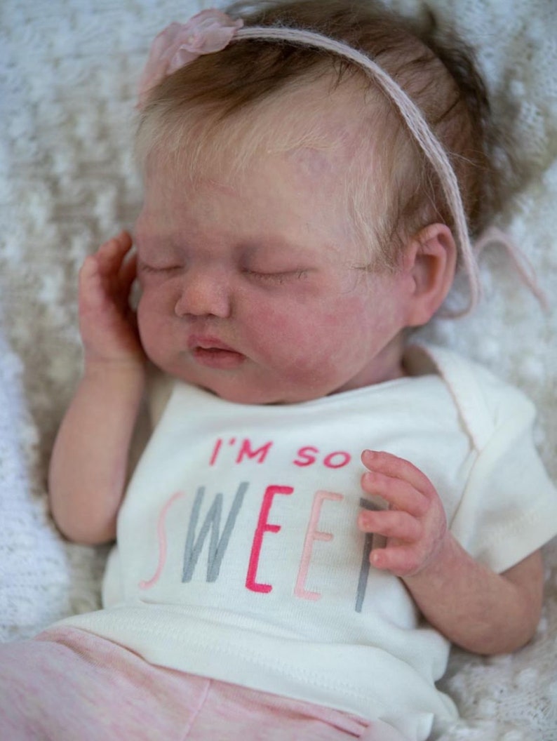 16 Inches Amelia 6 Lbs Reborn Baby Doll Full Sili.cone Lifelike Newborn ...