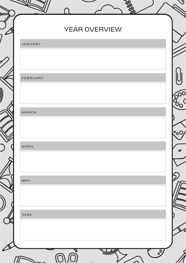 Teachers Planner - Etsy