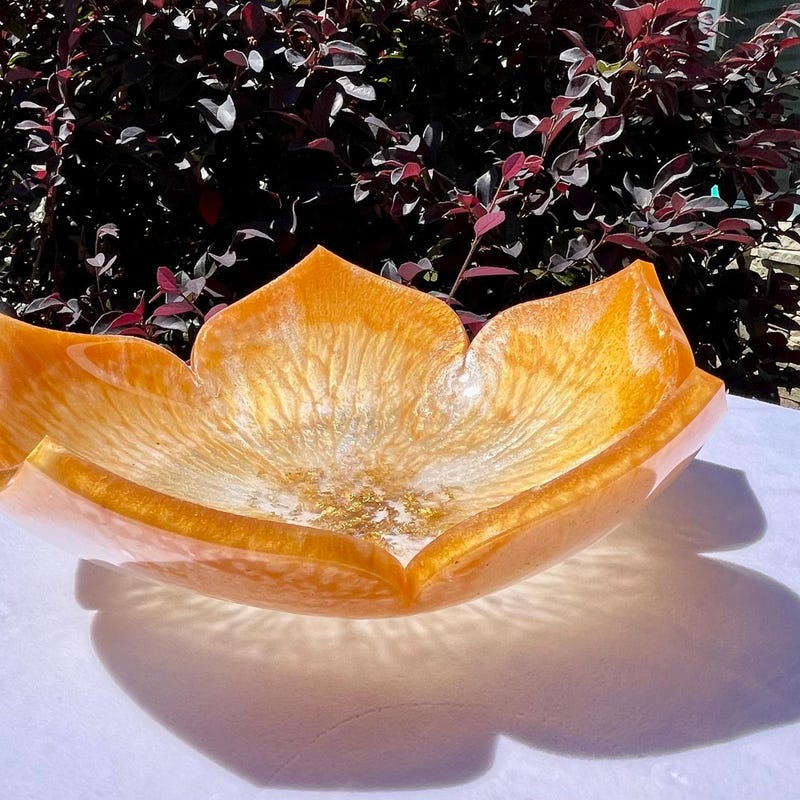 Flower Shaped Bowl - Etsy