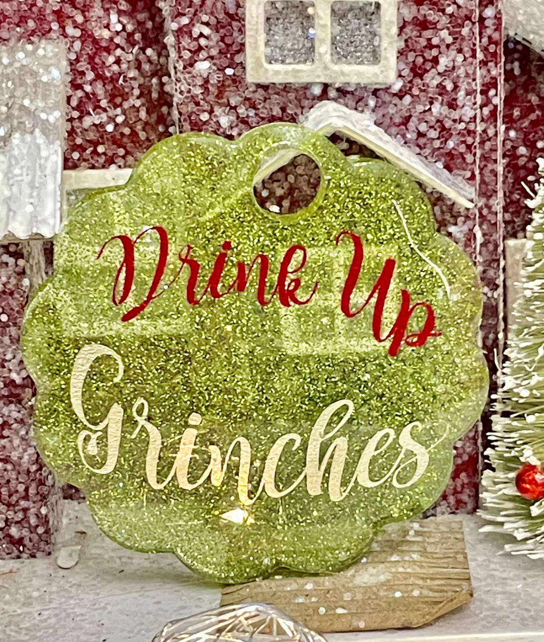 Grinch Stanley Cup Topper 20 & 30 Oz - Etsy