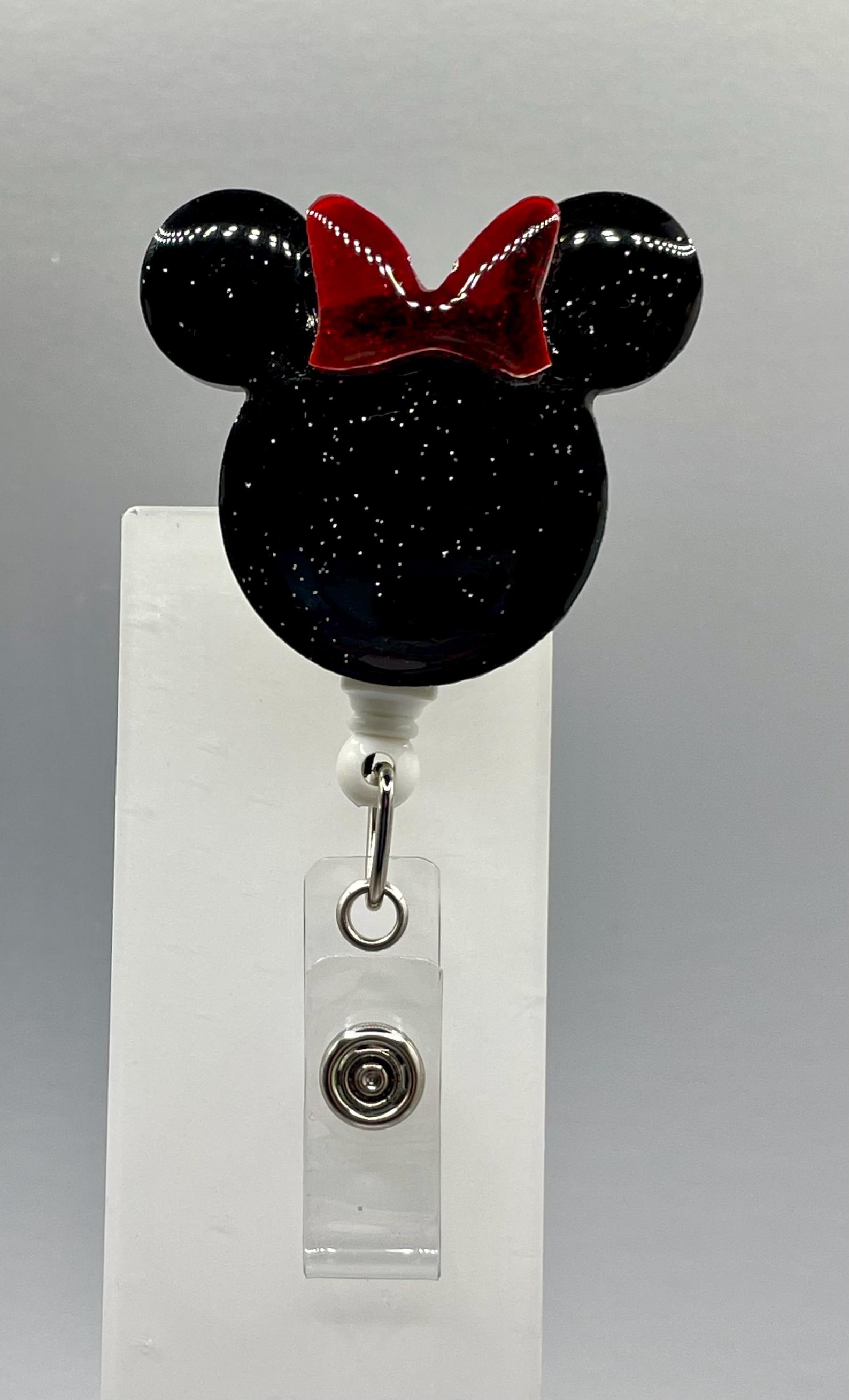 Mickey and Minnie Mouse Badge Reel - Etsy