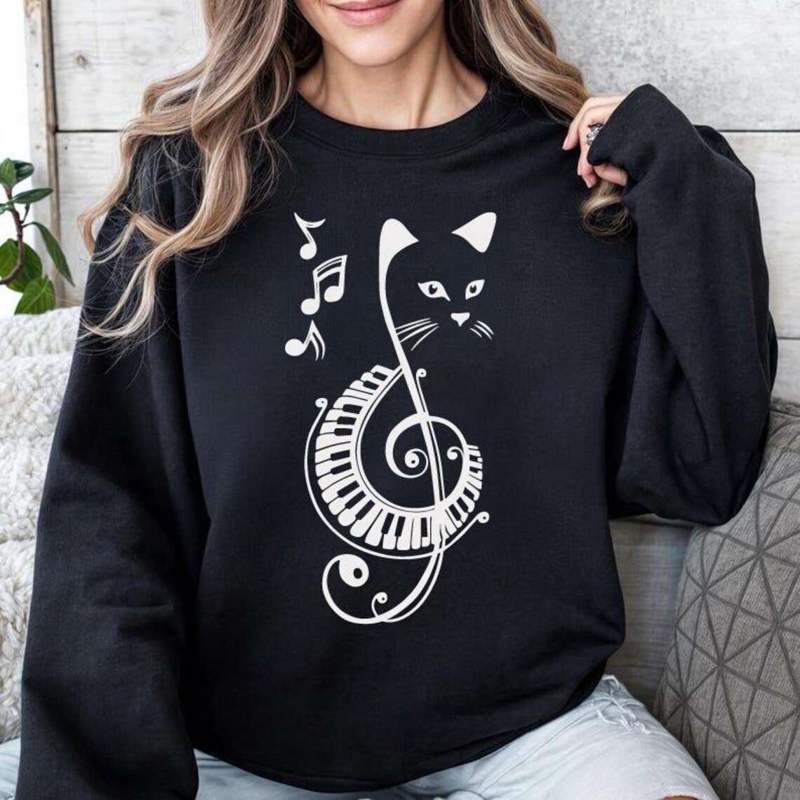 Cat Music Note SVG, Cat Music Staff Svg Mommy Cat Svg Png Eps Dxf Png ...