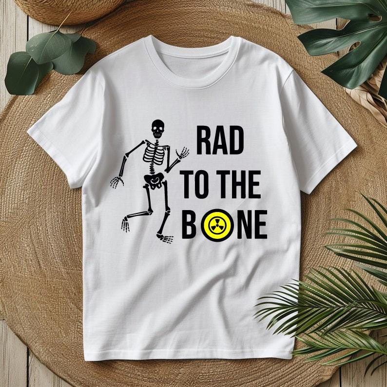 Rad to the Bone Skeleton Funny SVG, Radiology Skeleton Funny Svg Rad ...