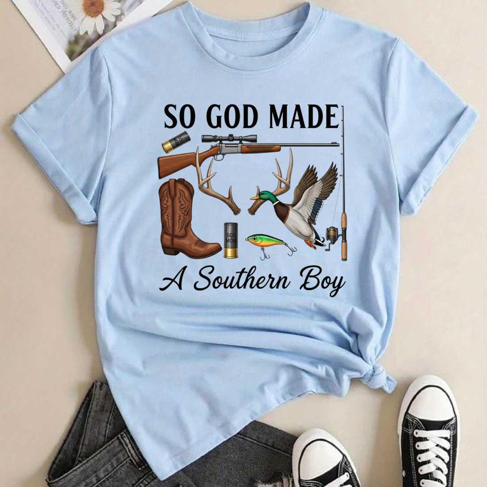 So God Made a Southern Boy Png, Country Hunting Png, Country Southern ...