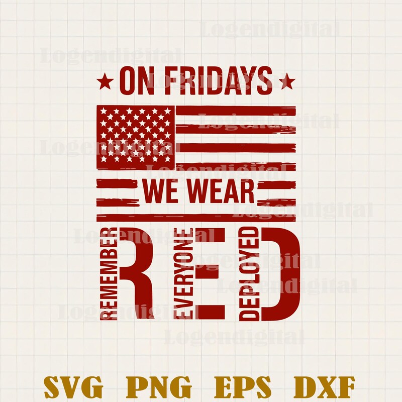 Red Friday Svg - Etsy