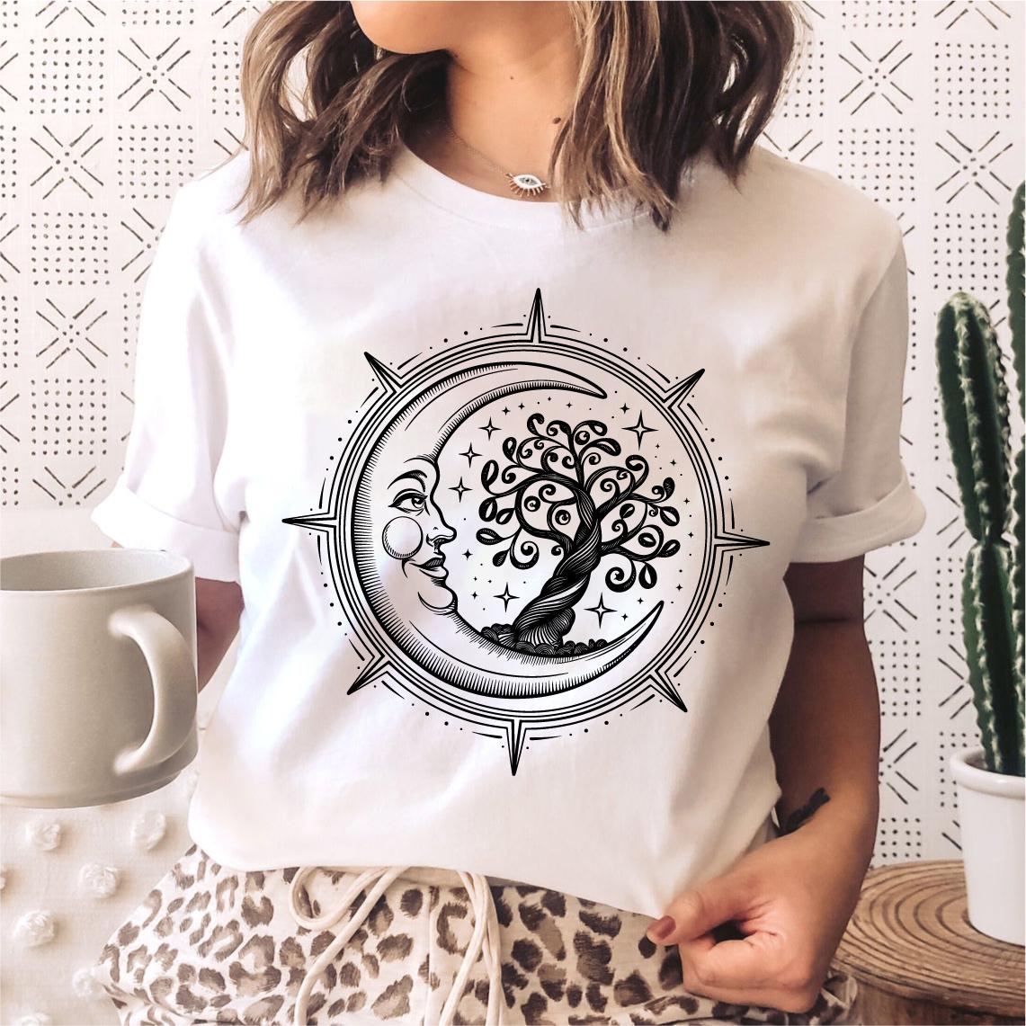 Dreaming Tree SVG, Dreaming Tree Moon Face Svg, Tree of Life Svg Png ...