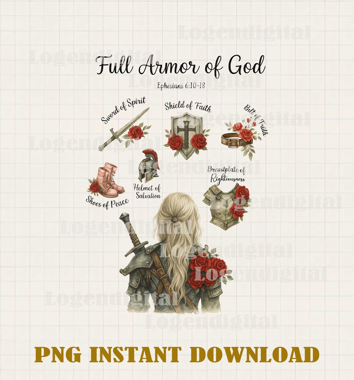 Full Armor of God Ephesians 6: 10 PNG, Ephesians 6 10 Png, God Faith ...