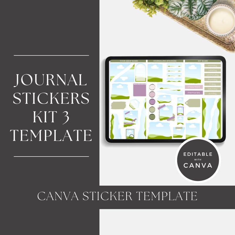 Journal Stickers - Etsy UK