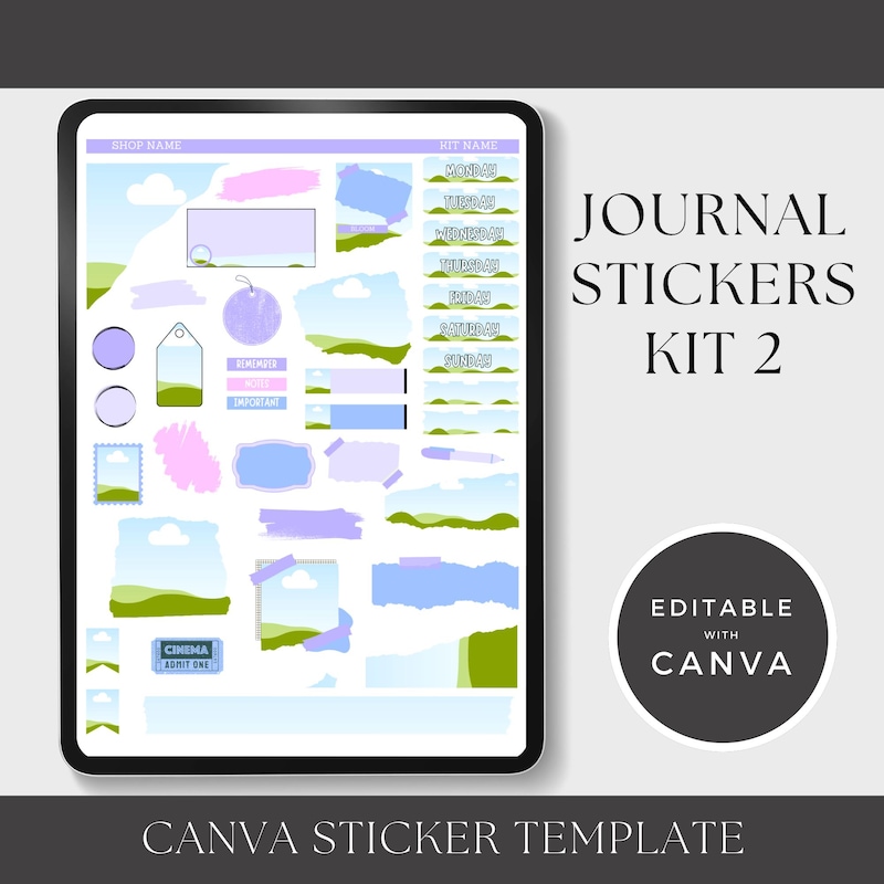 Etsy Shop Banner Stickers - Etsy