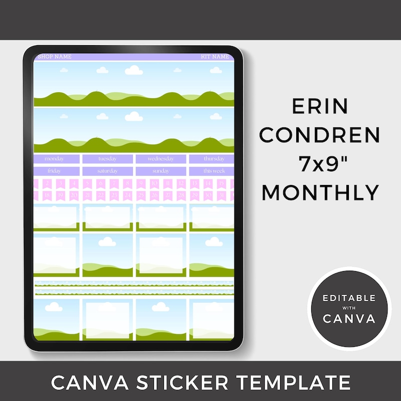 Erin Template - Etsy