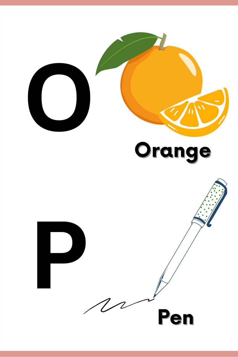 ABCD Alphabet Book Books for Kids Digital Print Instant Download Pdf ...