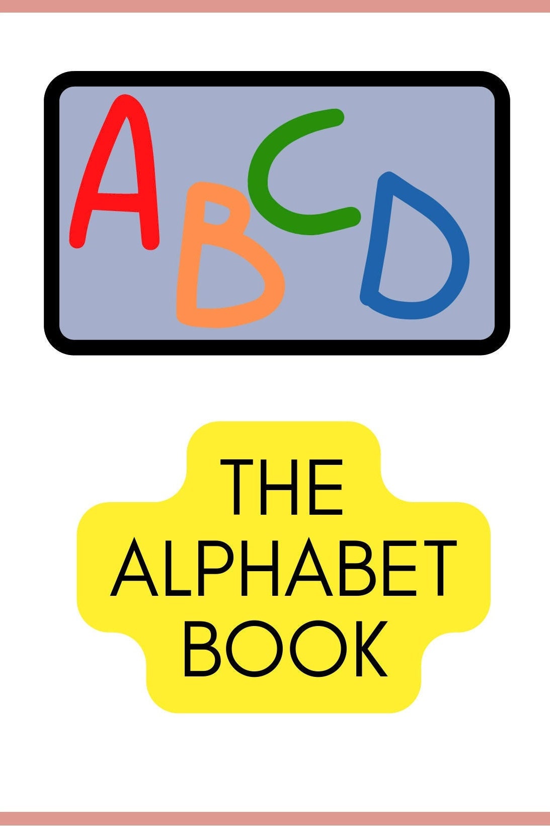 ABCD Alphabet Book Books for Kids Digital Print Instant Download Pdf ...