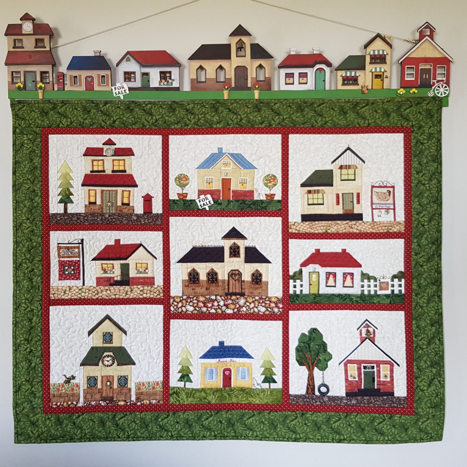 Downloadable Pattern for a Stunning Paper Pieced Quilted Wall Hanging ...