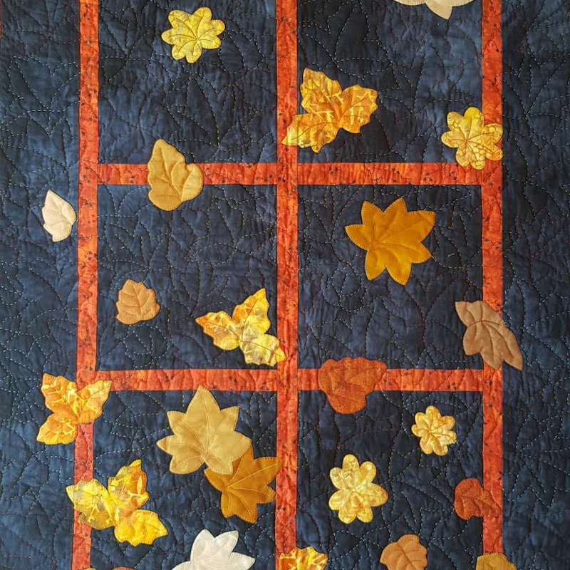 Autumn Leaves Quilt - Etsy