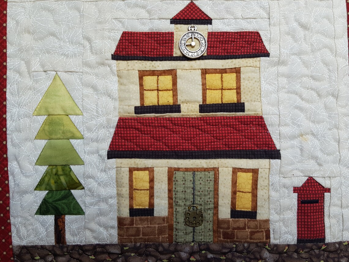 Downloadable Pattern for a Stunning Paper Pieced Quilted Wall Hanging ...