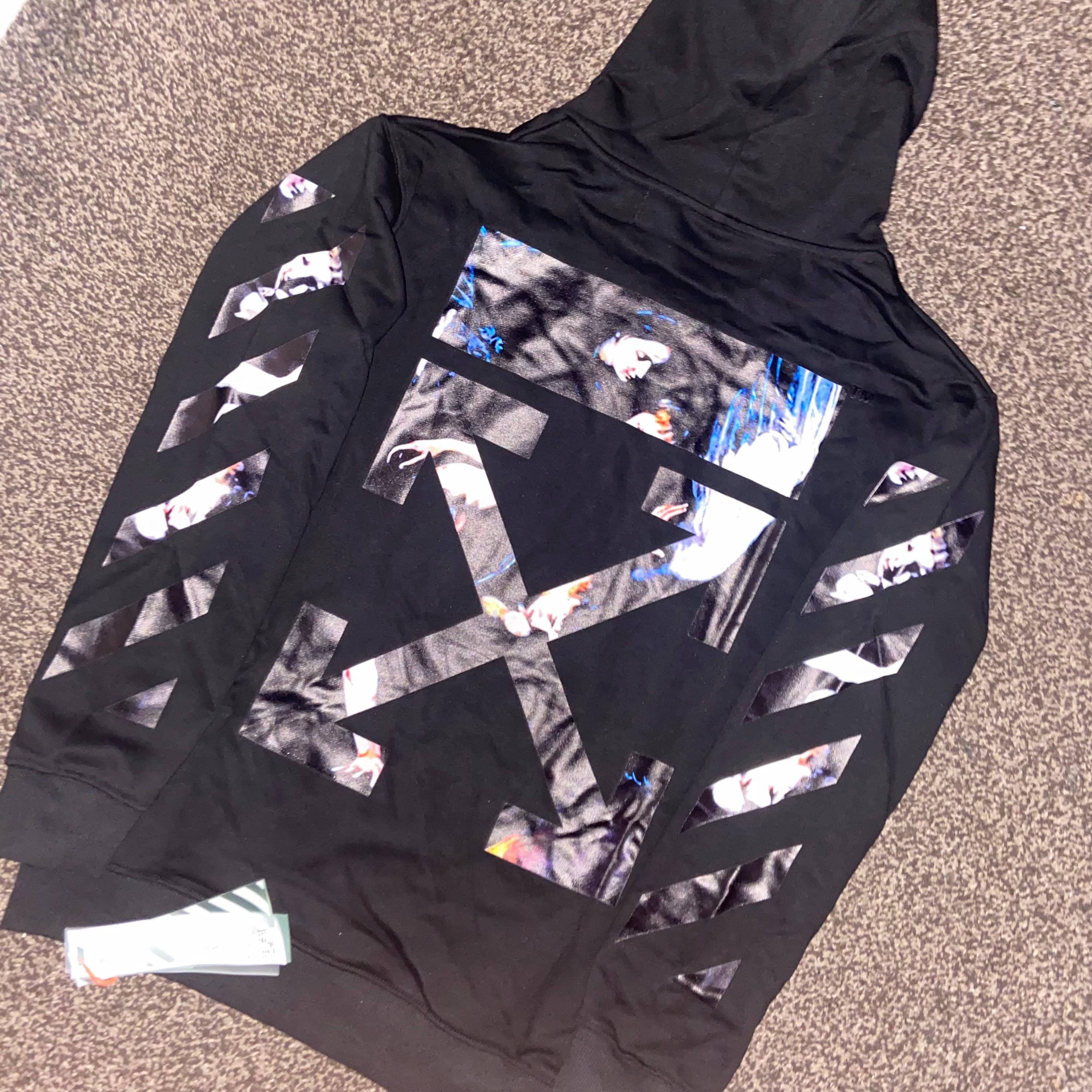 Off White Gradient Arrows Mens Black Hoodie - Etsy