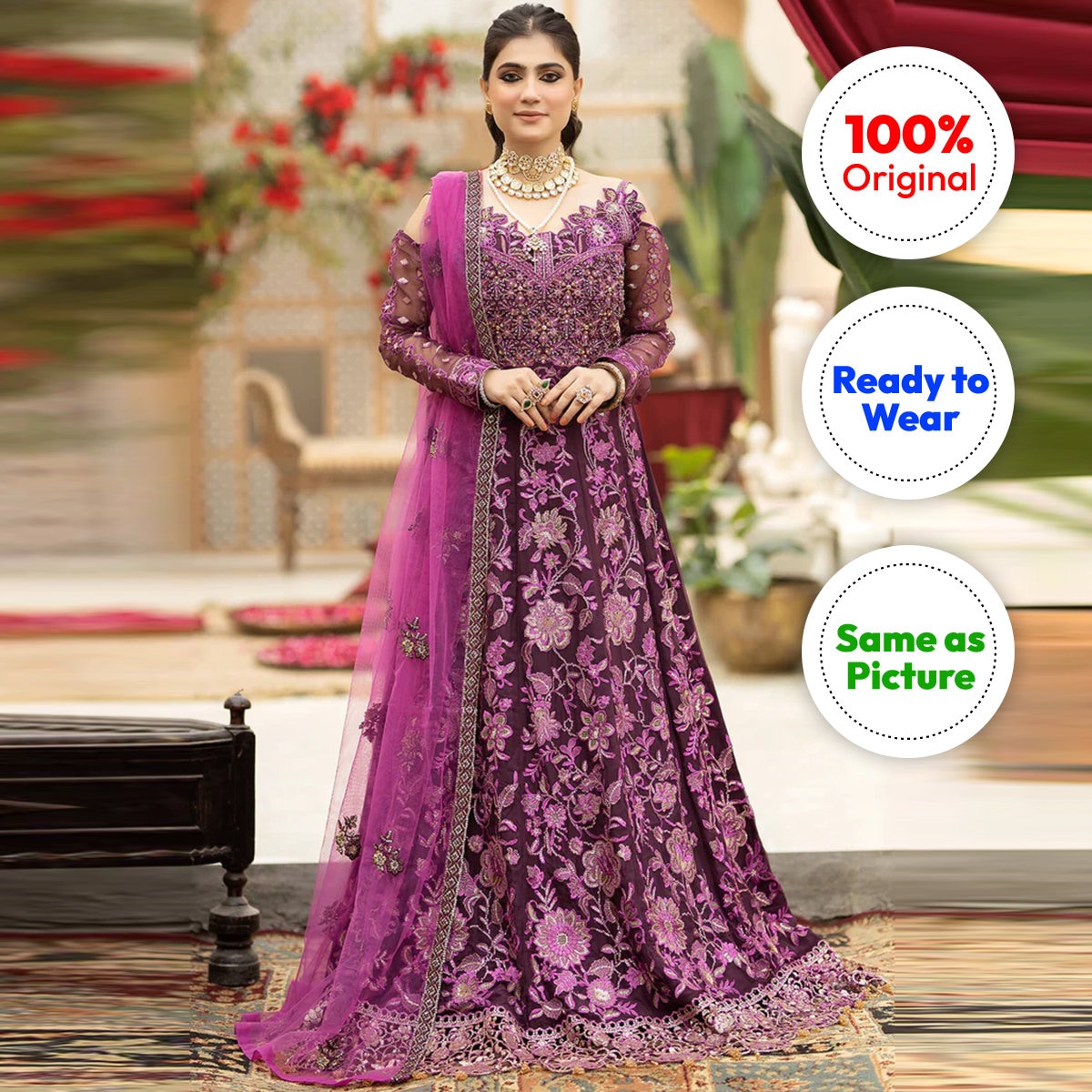 Pakistani Maxi Dress Ready to Wear Maxi Pakistani Maxi - Etsy