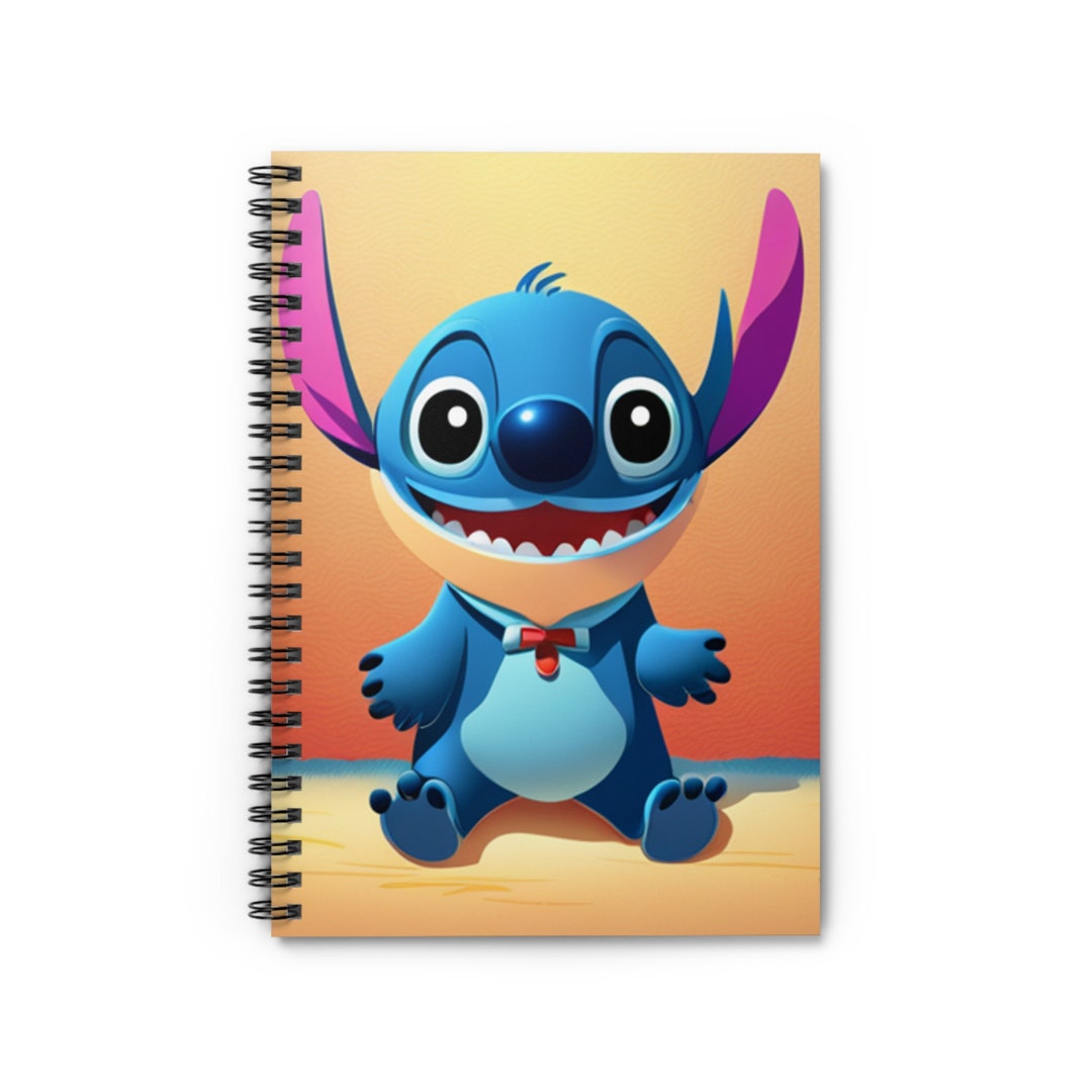 Stitch Spiral Notebook Ruled Line - Etsy