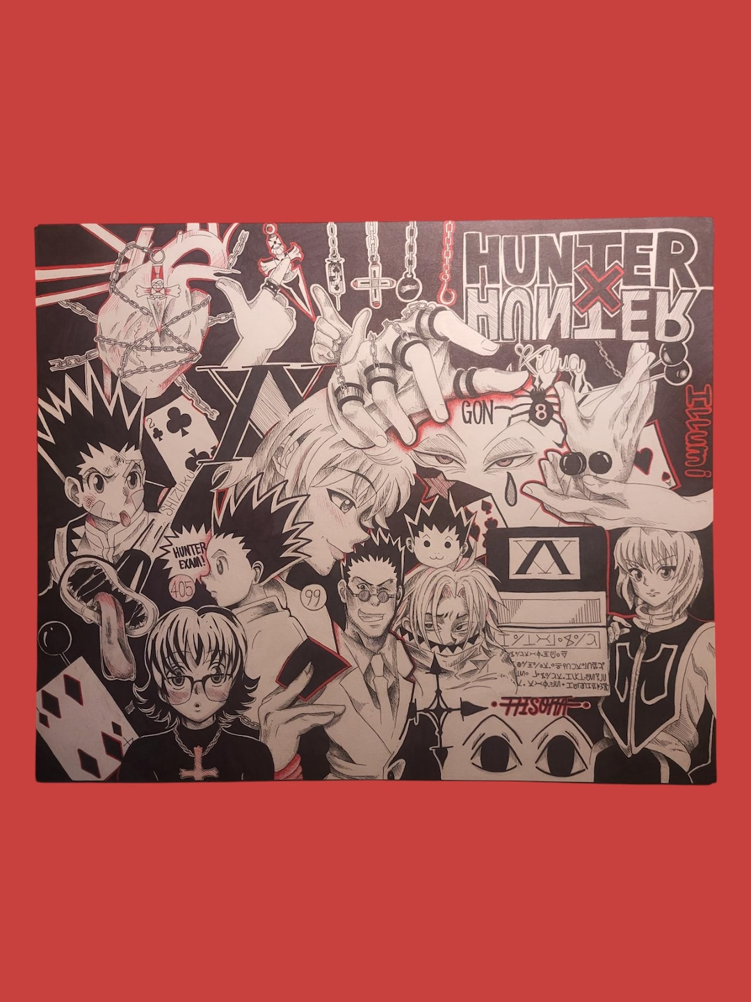 Hunter X Hunter (HXH) Hand-drawn Art Piece. - Etsy