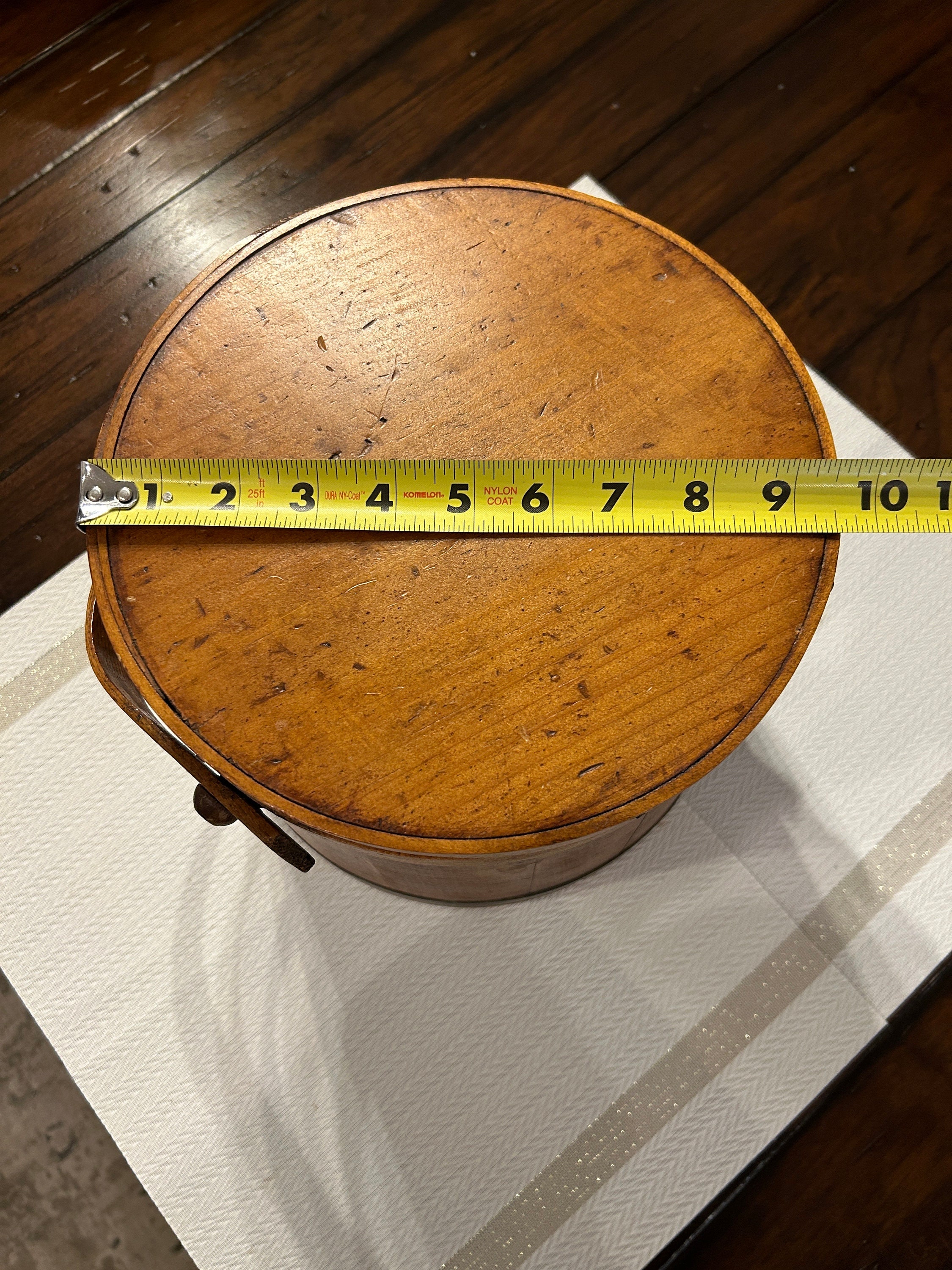 10” Early FIRKIN Colonial ANTIQUE Americana Naive Primitive Sugar ...