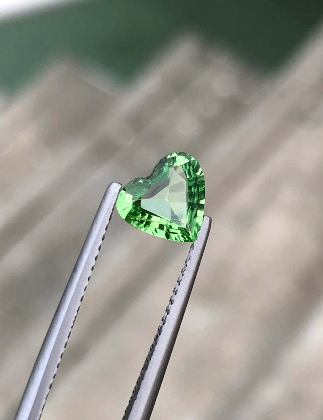 Superb Tsavorite Heart, Very Nice Quality. - Etsy