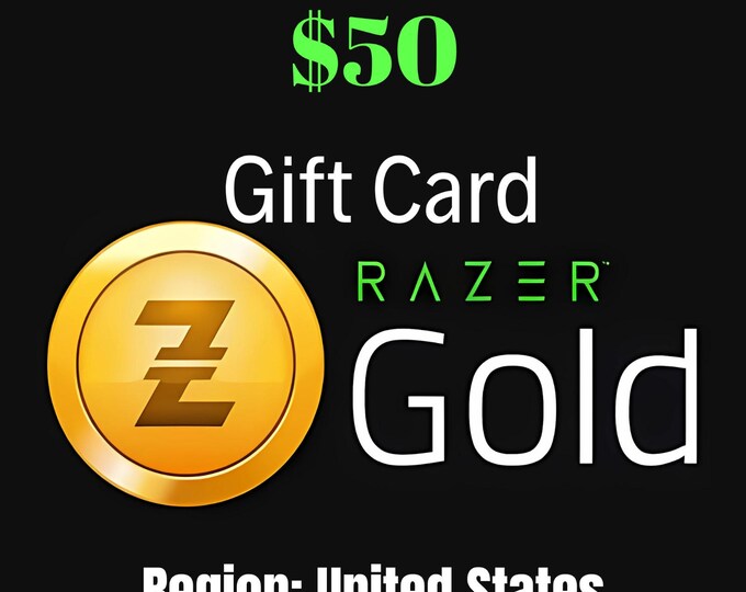 Gamer Gift - Merry Christmas Razor Gold Gift Card for Gamers - 150 ...