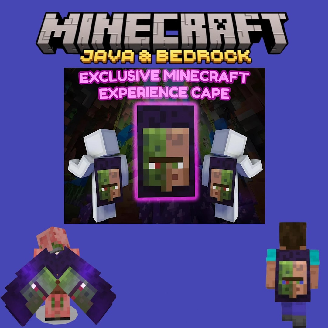 Minecraft - Exclusive Rare Experience Cape [java & Bedrock] | Fast ...