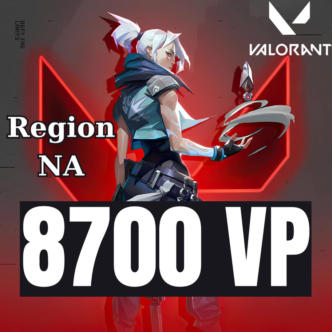 Valorant Points Gift Card - 8700 VP - United States | Fast Delivery - Etsy