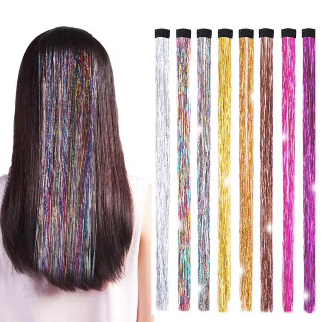 Glitter Hair Strands for Festivals and Parties – Hair Accessories ...