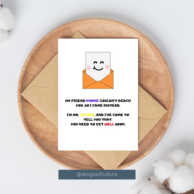 Hilarious Printable Get Well Soon Card Funny & Sarcastic - Etsy Australia