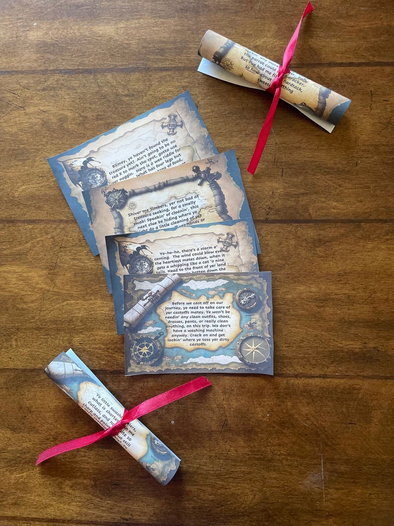 Pirate Scavenger Hunt | Digital Download | PDF | Print at Home ...