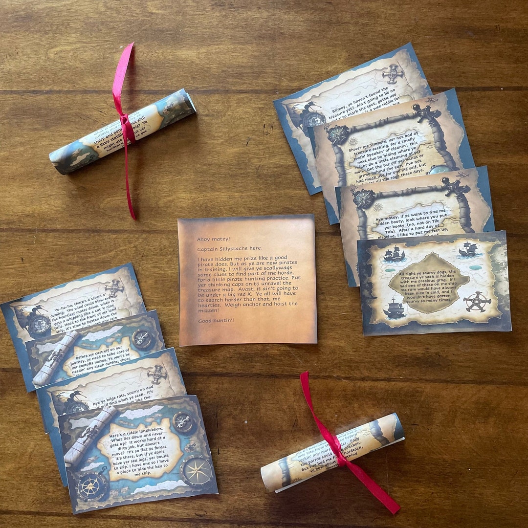 Pirate Scavenger Hunt | Digital Download | PDF | Print at Home ...