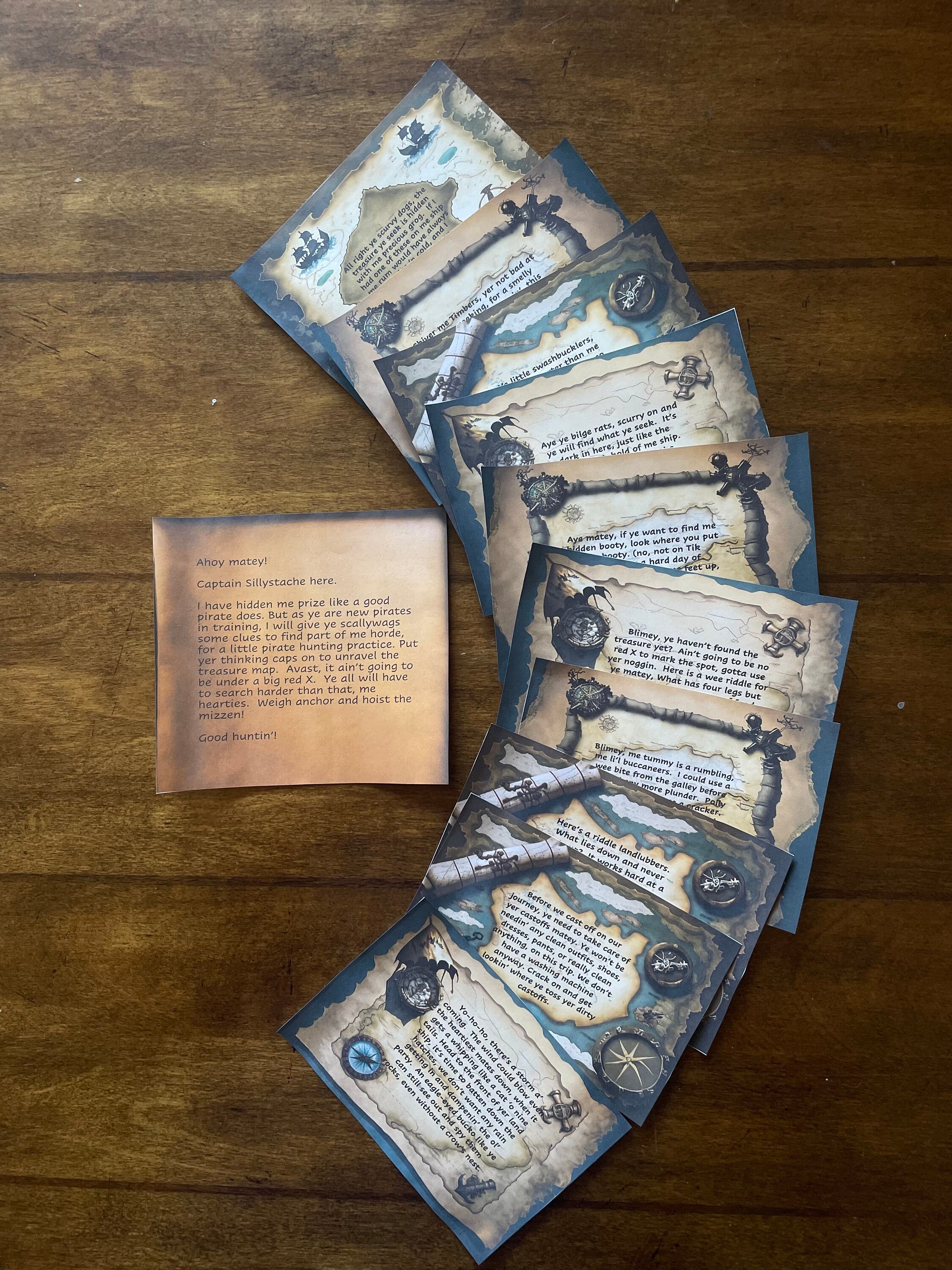 Pirate Scavenger Hunt | Digital Download | PDF | Print at Home ...