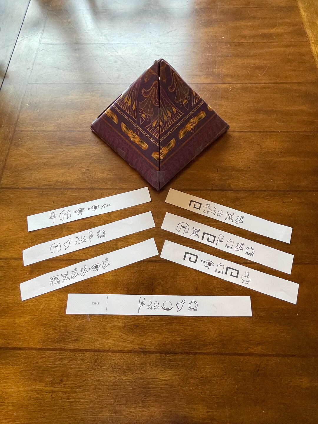 Puzzle Gift Wrapping Idea Egyptian Theme All Occasions Printable PDF ...